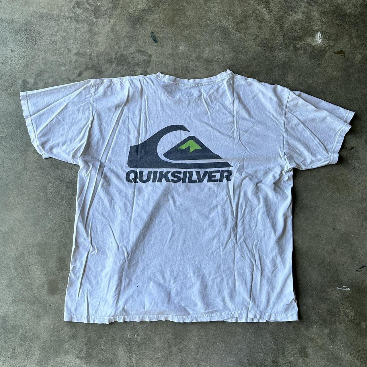 vintage quicksilver tee size : xl could fit a L... - Depop