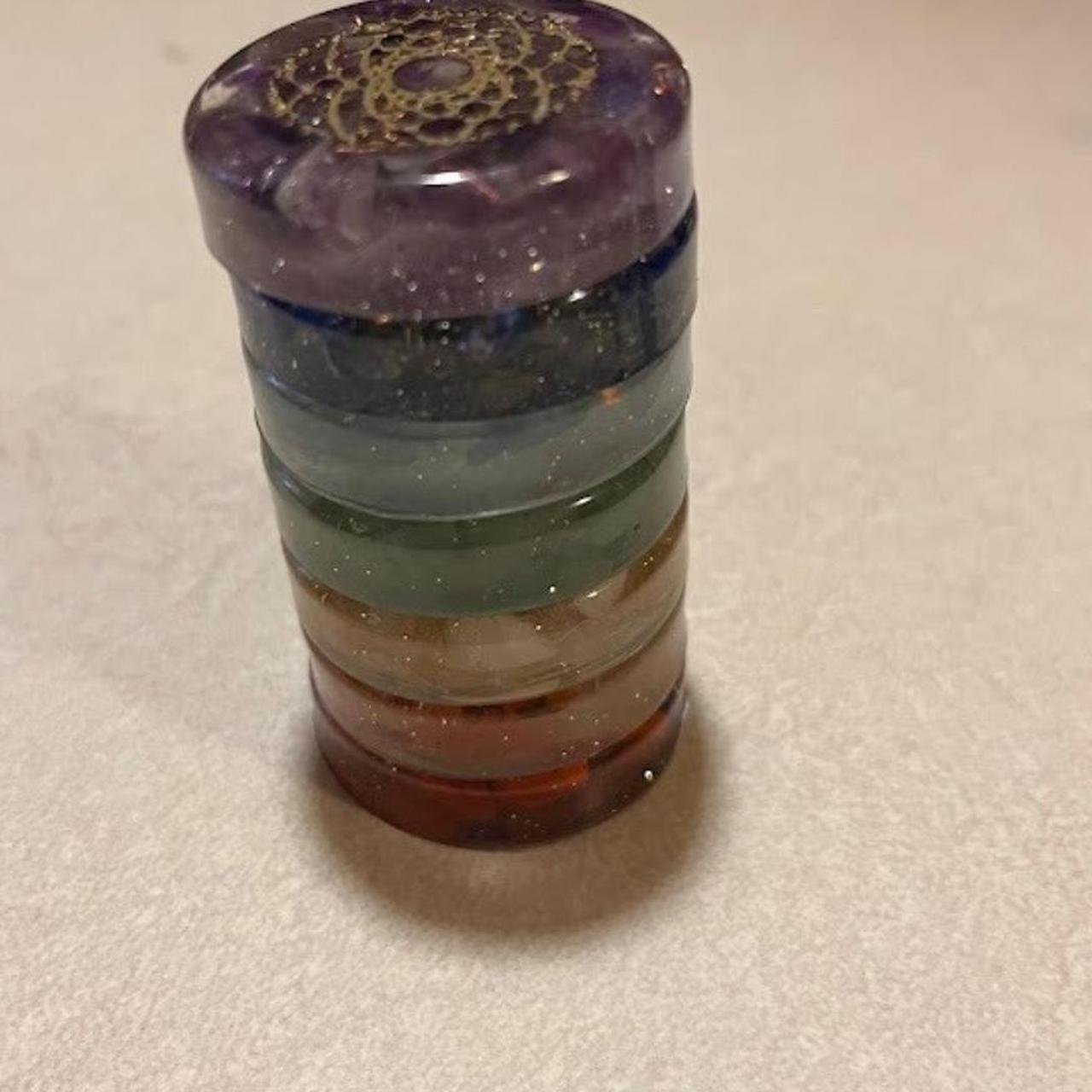 Chakra resin stack, comes with all chakra colors,... | Depop