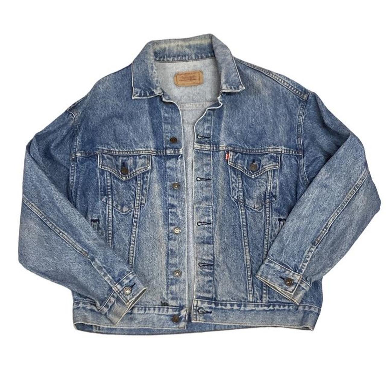 Vintage Red Tab Levi Denim Jacket. Great condition,... - Depop