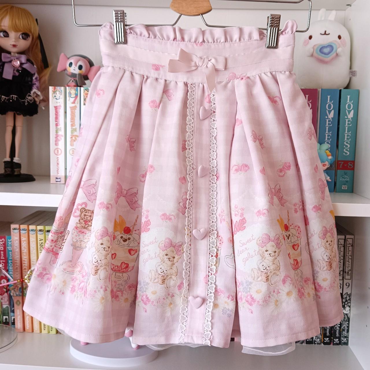 Liz lisa bear parfait skirt Has elastic in the... - Depop