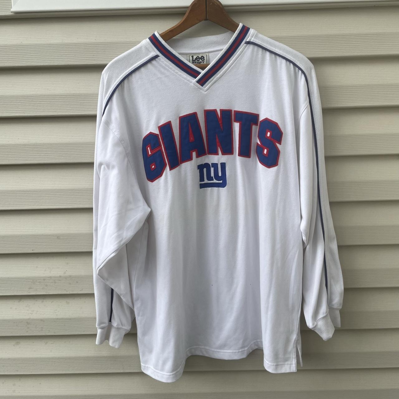 vintage 2000 lee sport new york giants sweatshirt.... - Depop