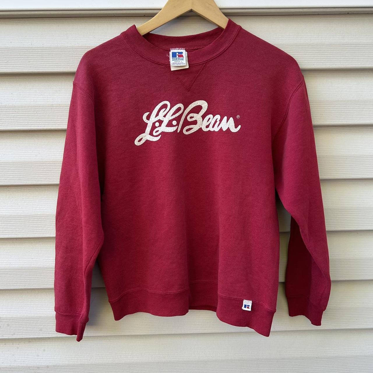 90s l.l bean Russell athletics sweatshirt. size... - Depop