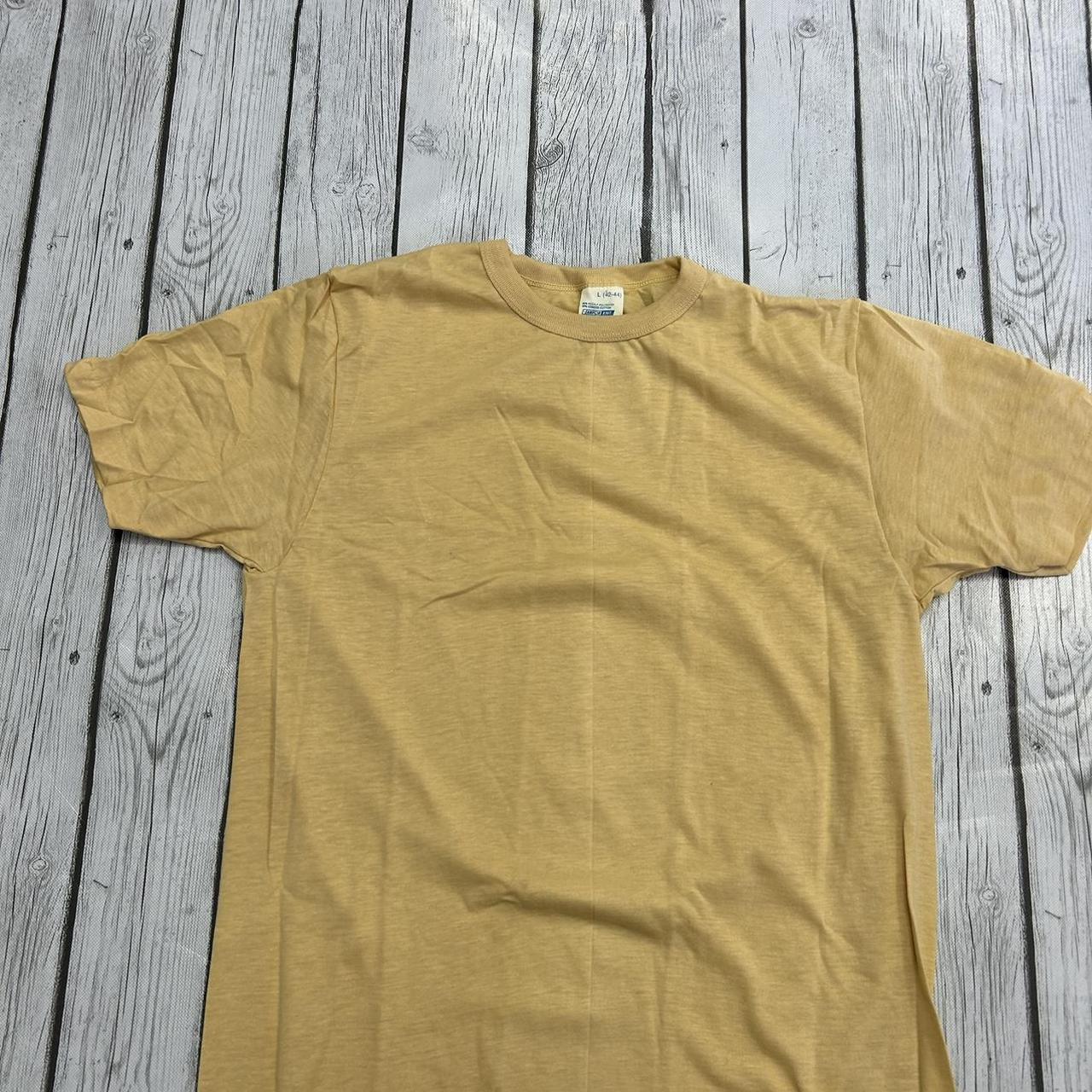 Vintage 70s light brown Sears T-shirt excellent... - Depop
