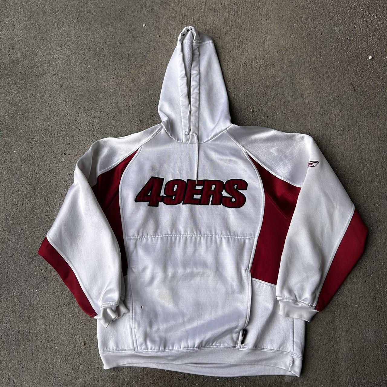 vintage 2000 Reebok San Francisco 49ers double-sided... - Depop