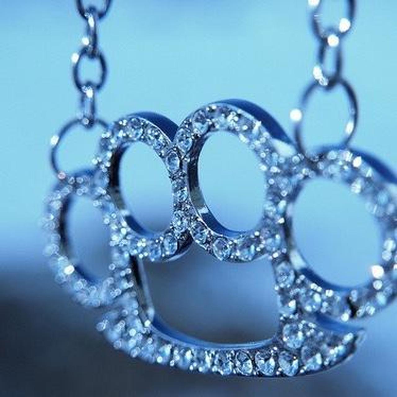 💕ISO ISO ISO A BLINGED OUT BRASS KNUCKLE NECKLACE... - Depop