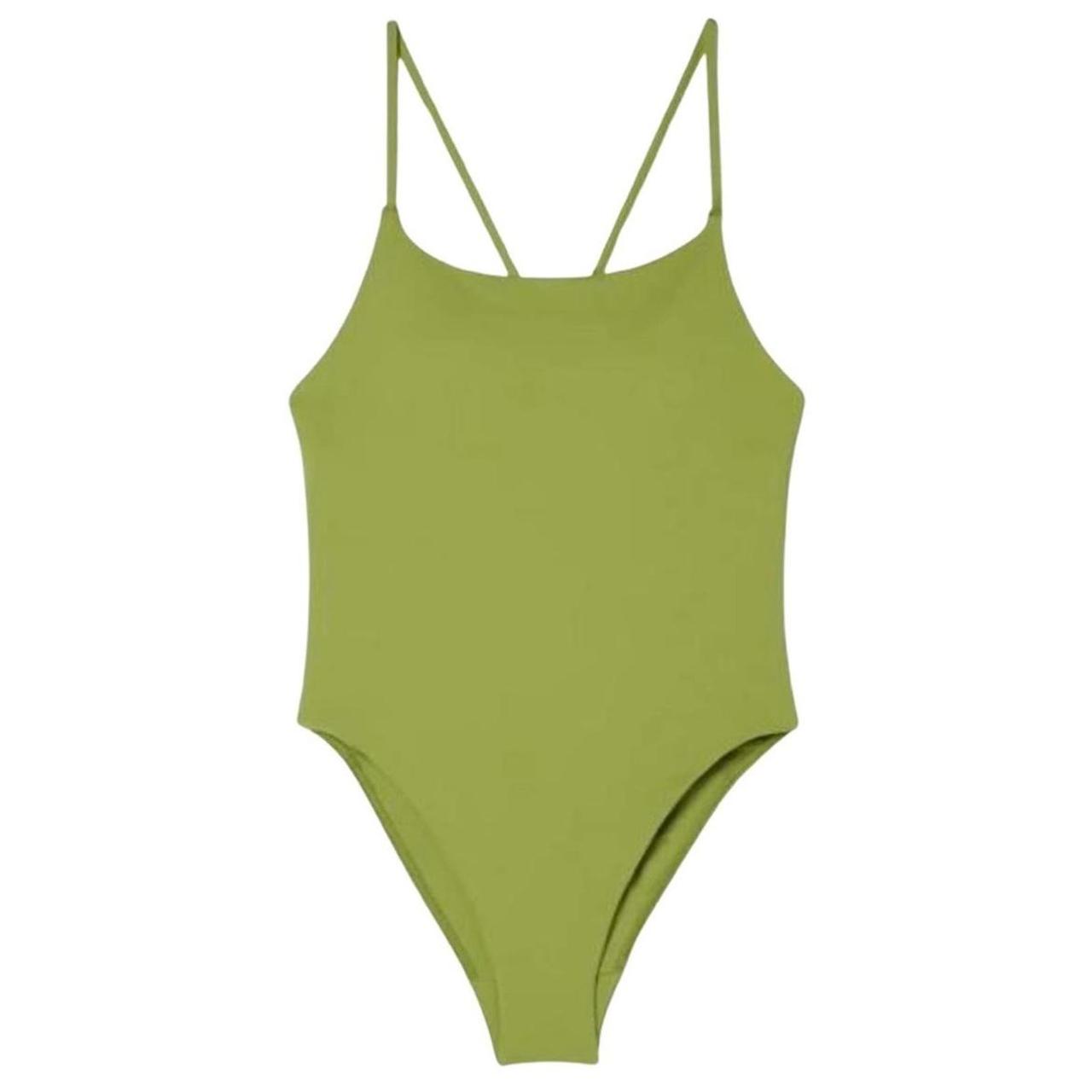 Everlane The String One-Piece - Green - brand new,... - Depop