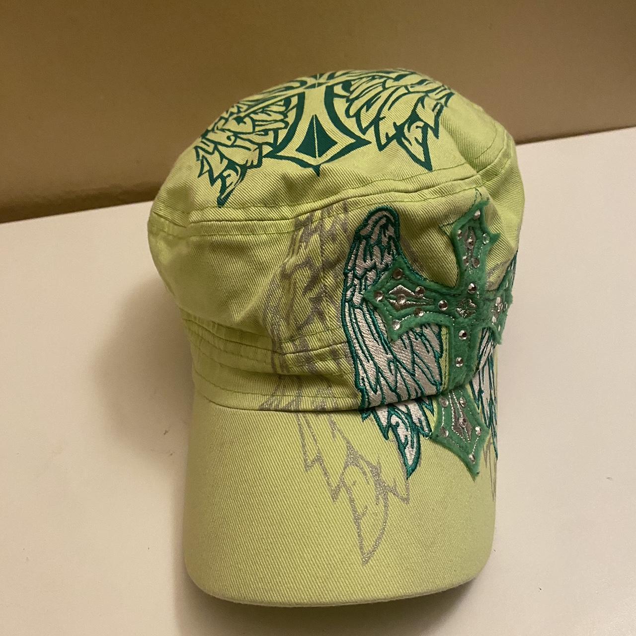 Vintage Y2K Grunge Affliction Style Cap Brand is... - Depop