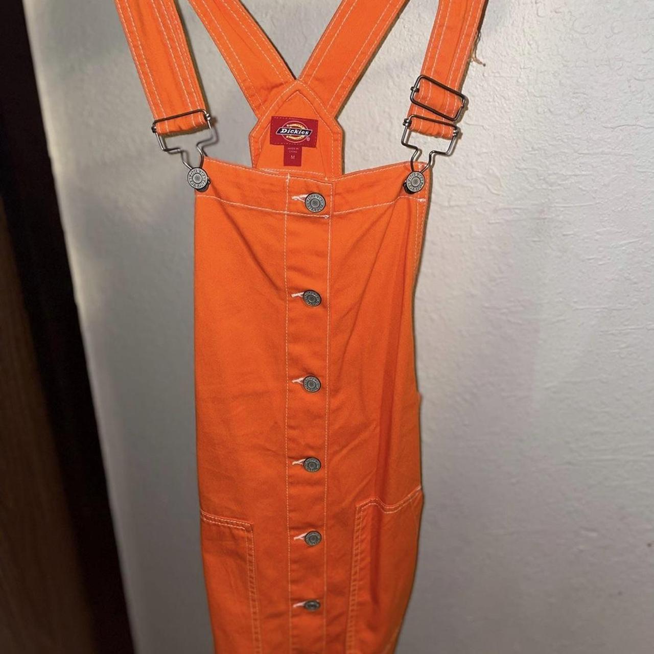 Orange dickies dress. Size medium. Free shipping!... - Depop