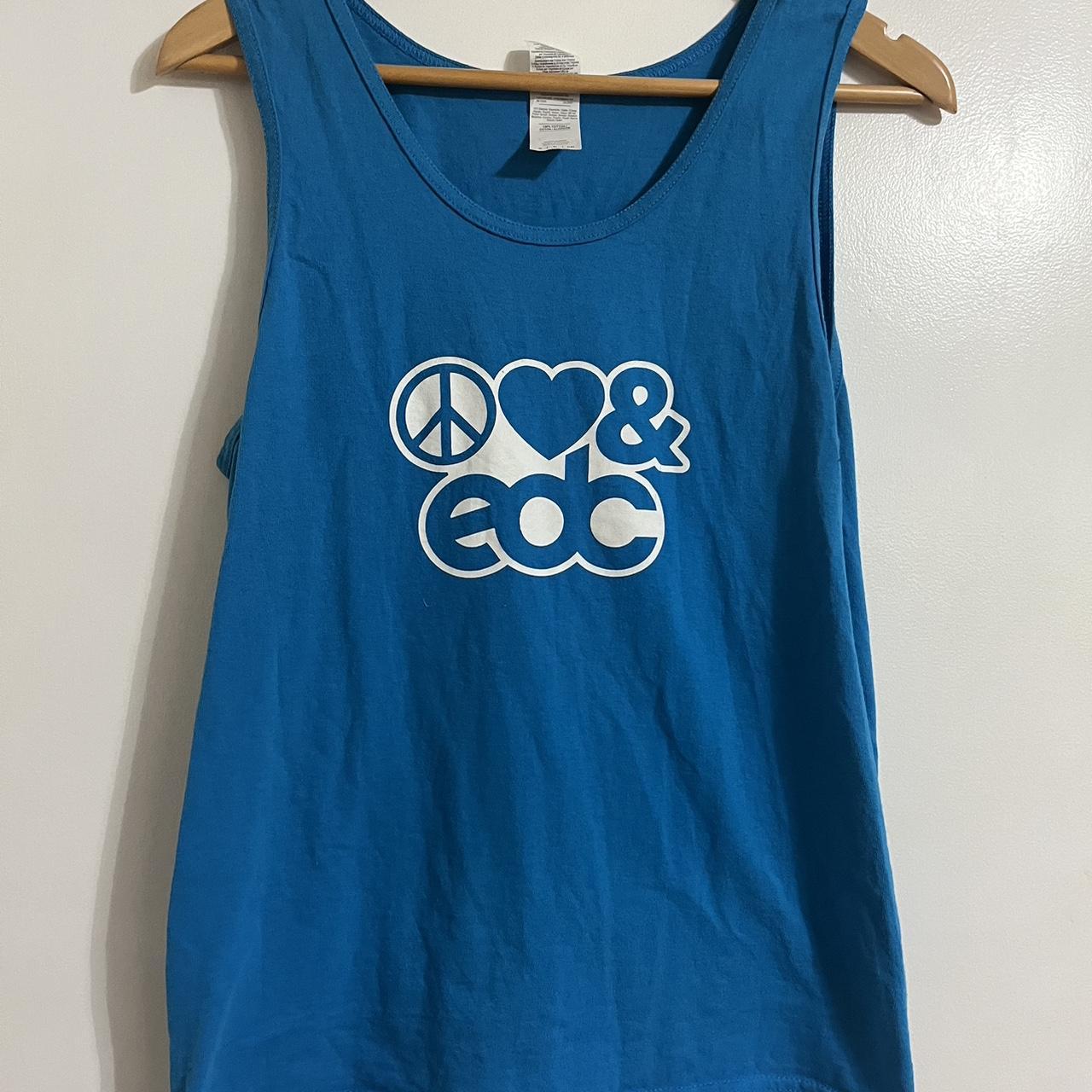Edc tank top from 2019 Only given to employees, worn... - Depop
