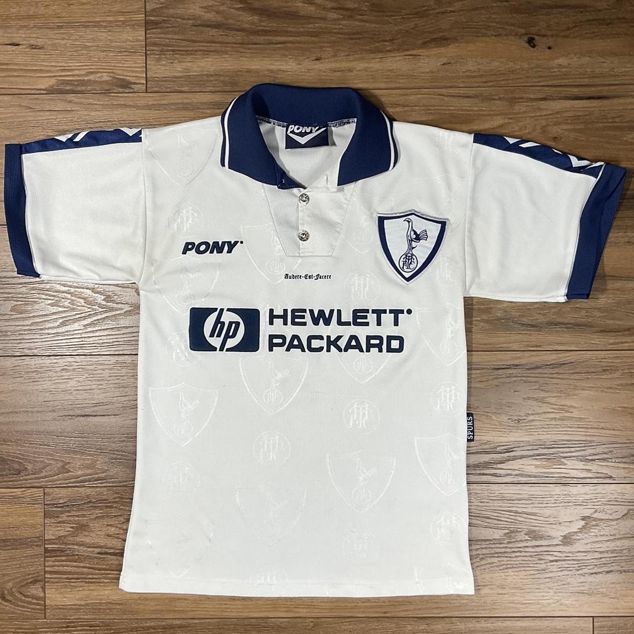 vintage 90s Tottenham Hotspur Pony soccer football... - Depop