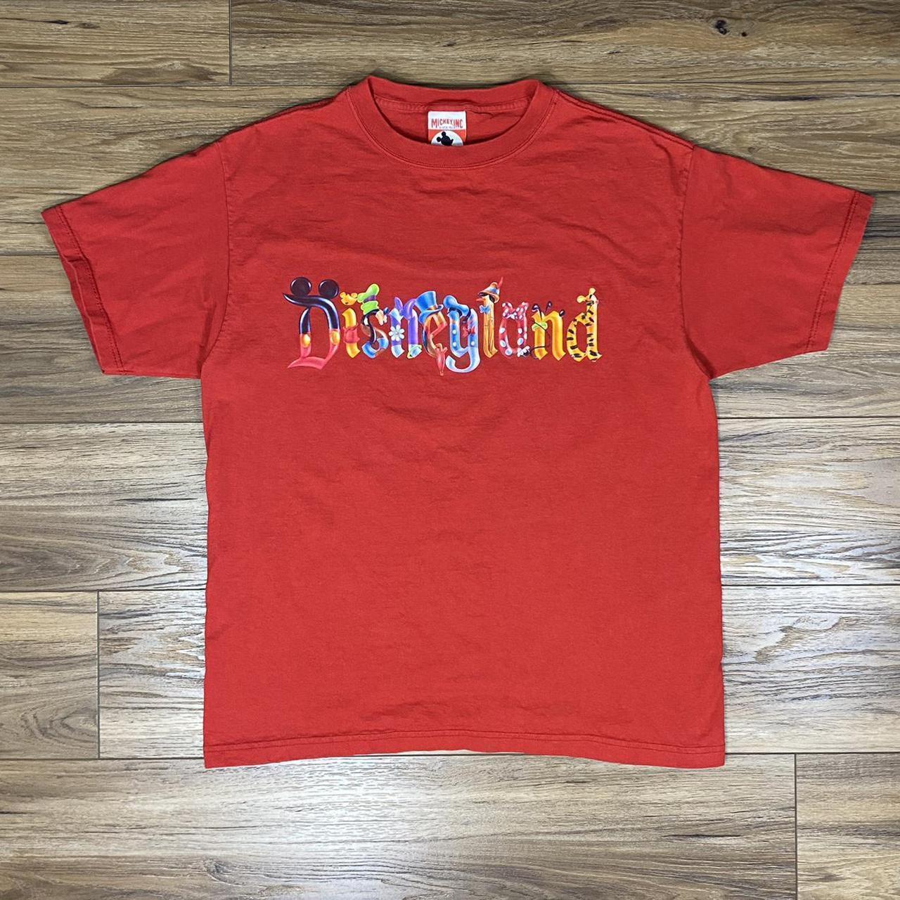 Disneyland character font tee Size L Measurements... - Depop