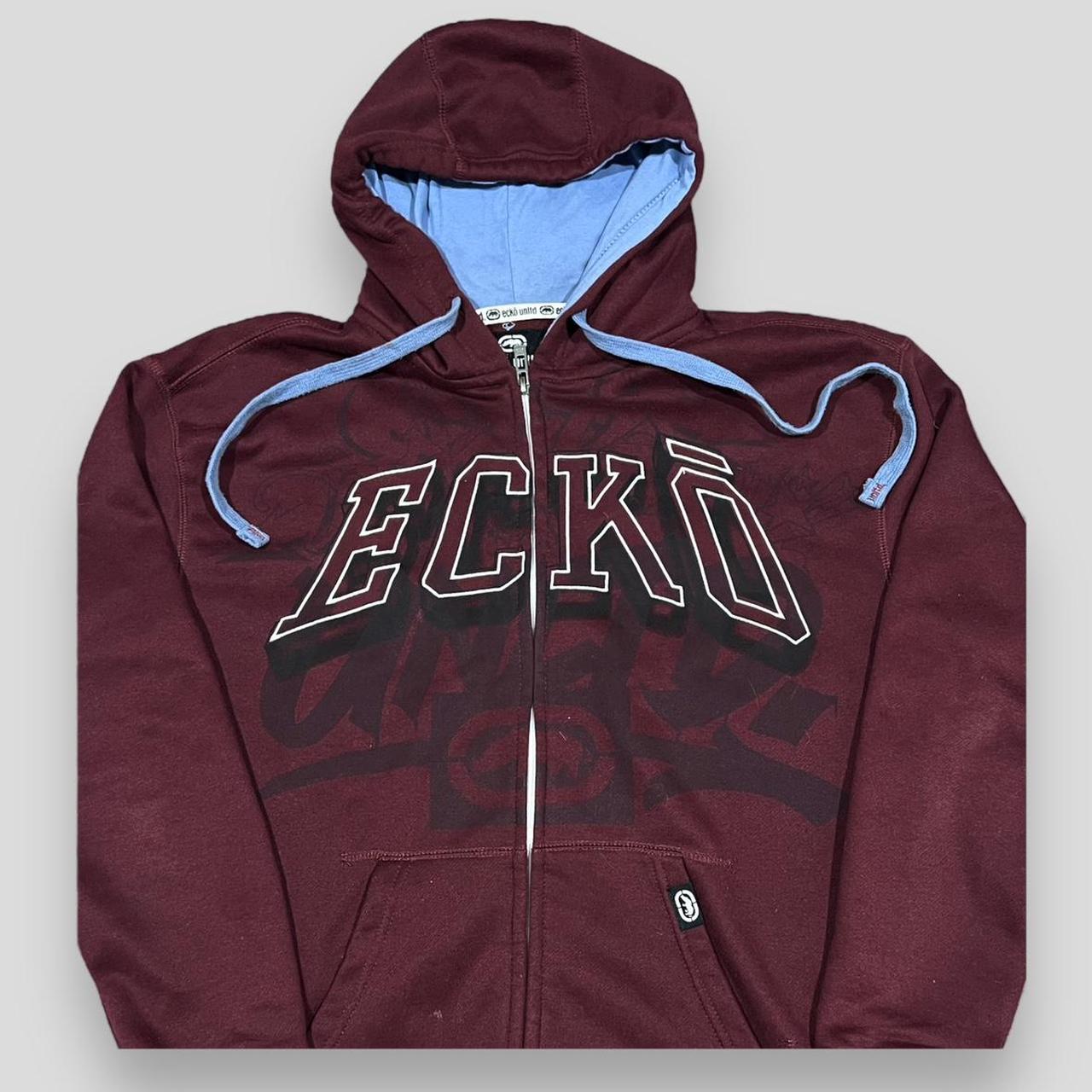 Rare Vintage Ecko Unltd 2000s Graffiti Hoodie... - Depop