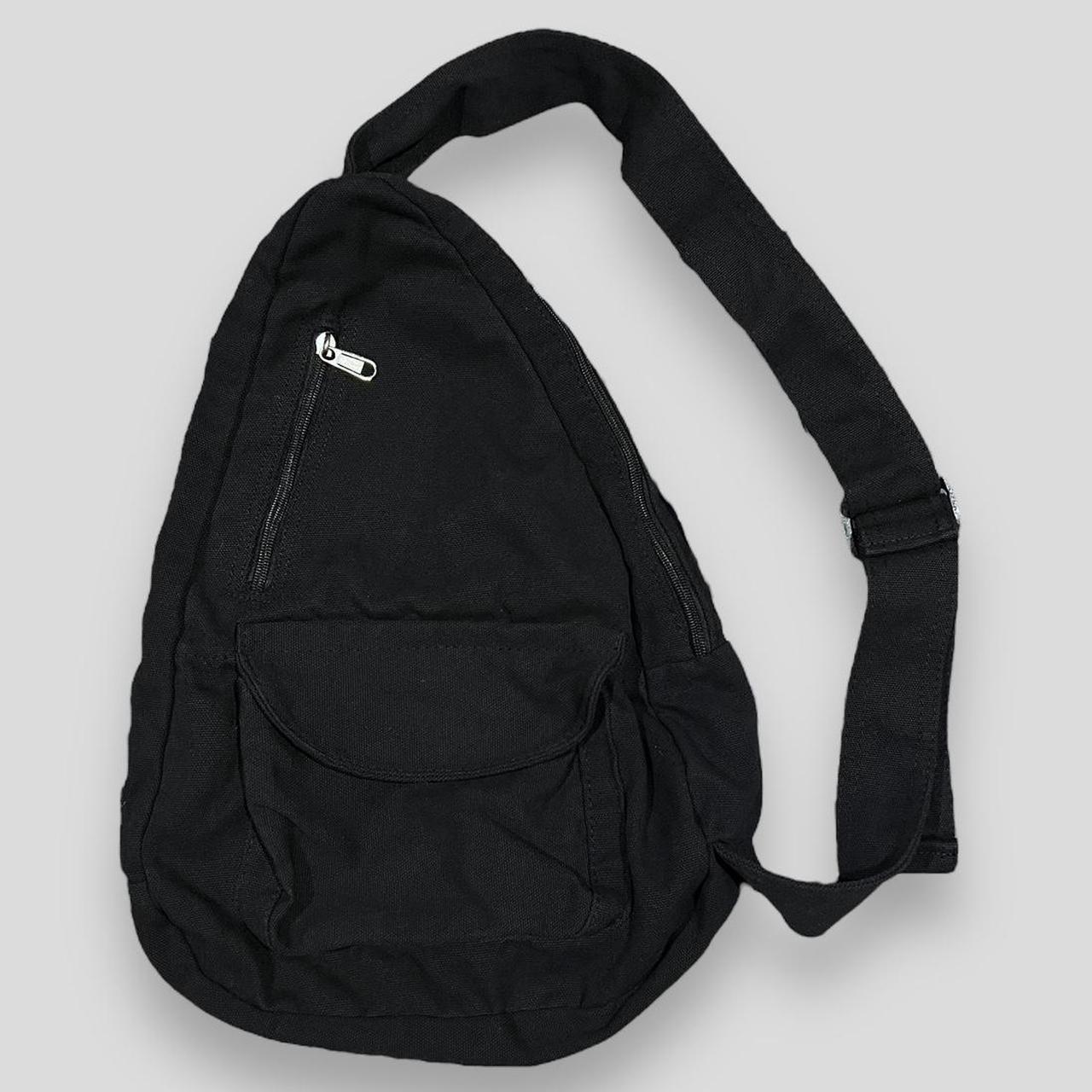 2000s Vintage Style Sling Bag ⚫️ Sling bag with... - Depop