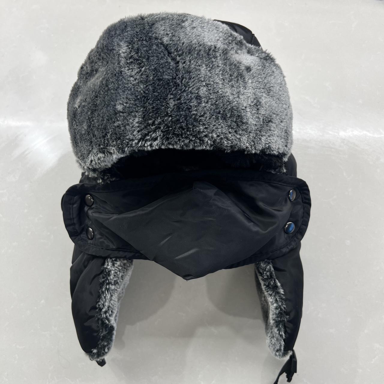 Rare 2000s Soft Black Russian Ushanka ⚫️ Black / Grey... - Depop