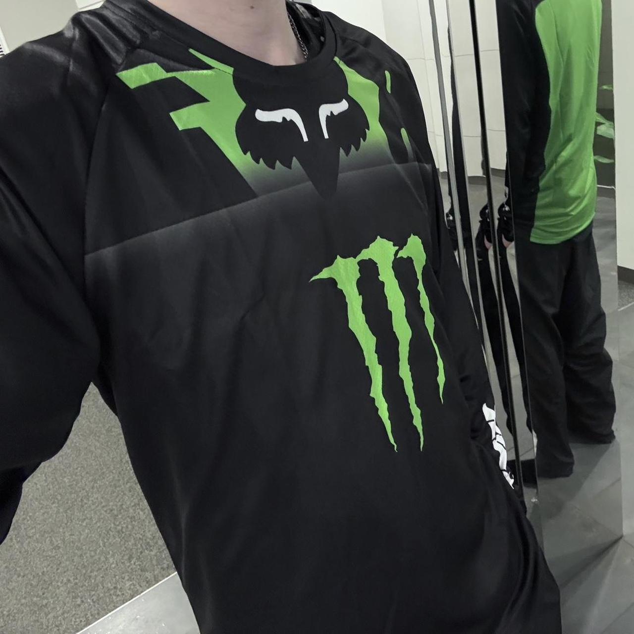 Rare 2000s Fox Racing Monster Energy Long Sleeve... | Depop