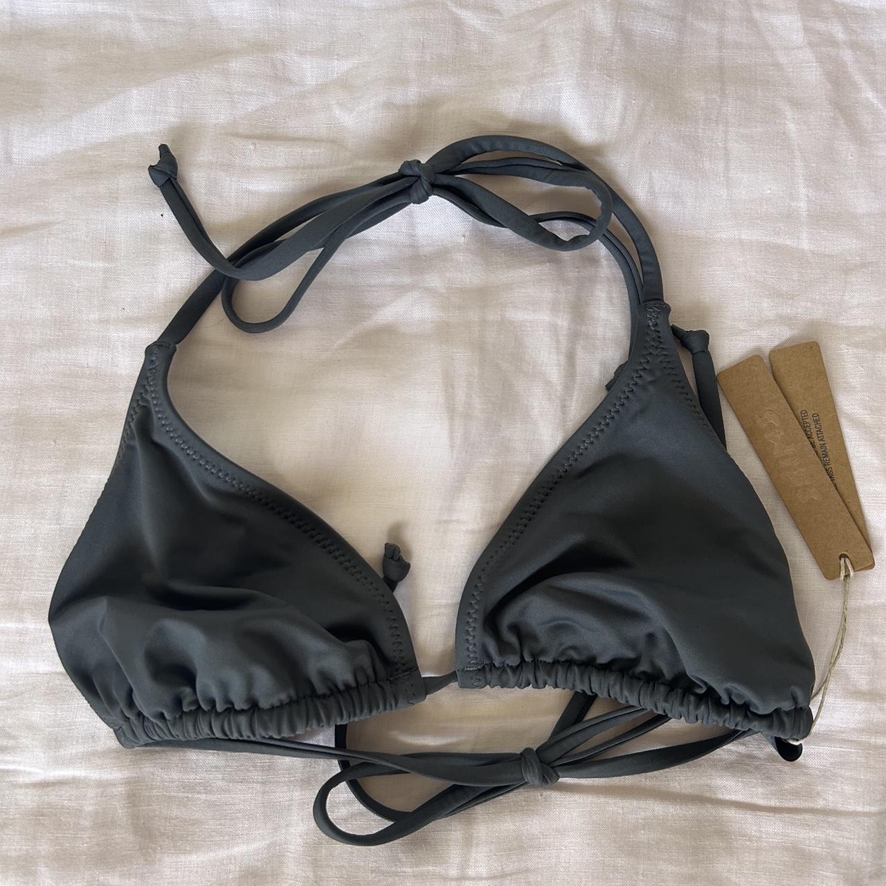 Skims signature swim triangle top in... - Depop