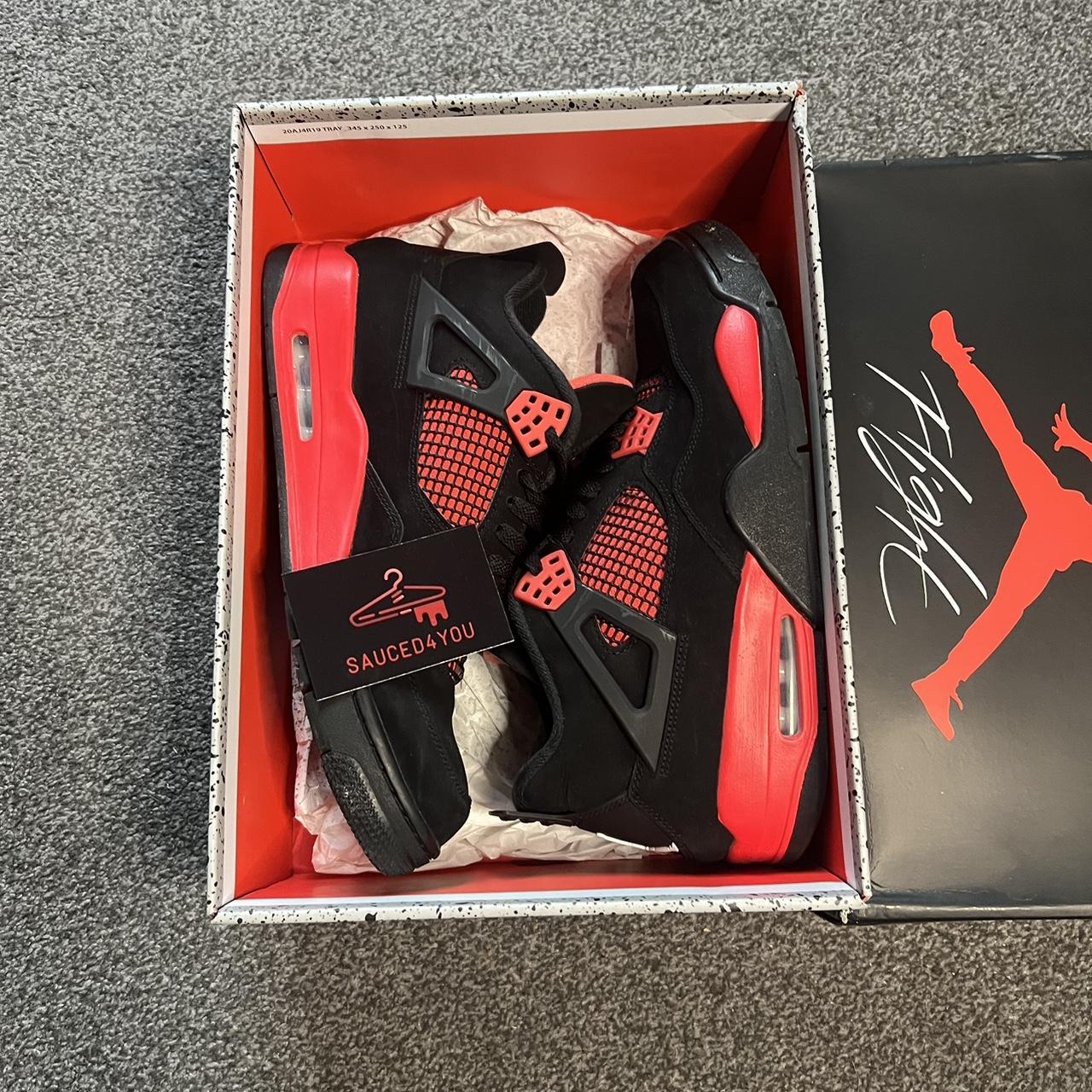 *100% Authentic JORDAN 4 RED THUNDERS *pre owned... - Depop