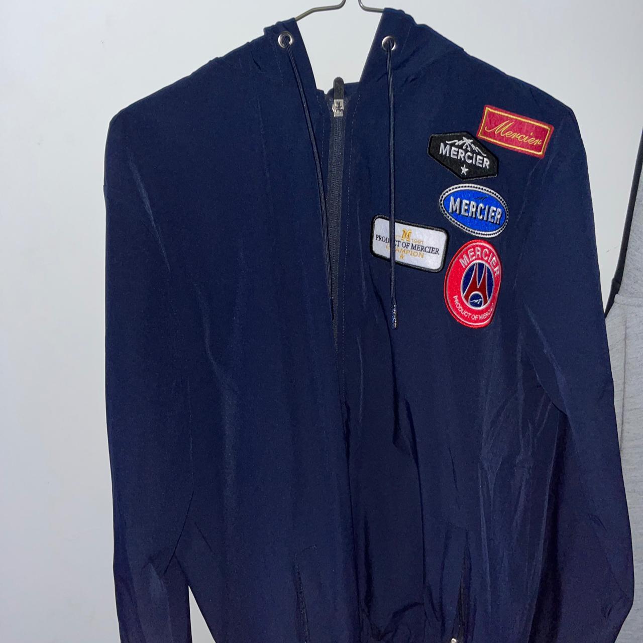 BRAND NEW WITH TAGS - Navy Mercier OG - WINDBREAKER... - Depop