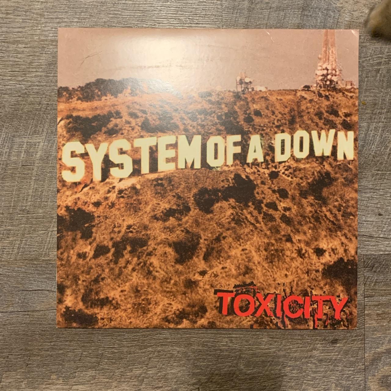 System of a Down toxicity vinyl Crease in... - Depop