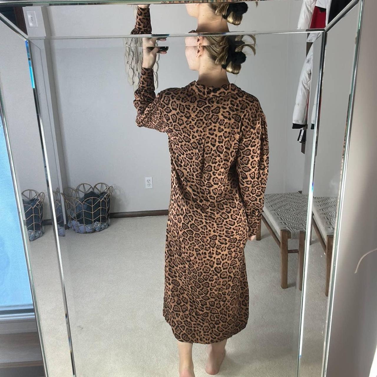 H M Cheetah Print Button Up Dress Excellent Depop h-m-cheetah-print-button-up-dress-excellent-depop