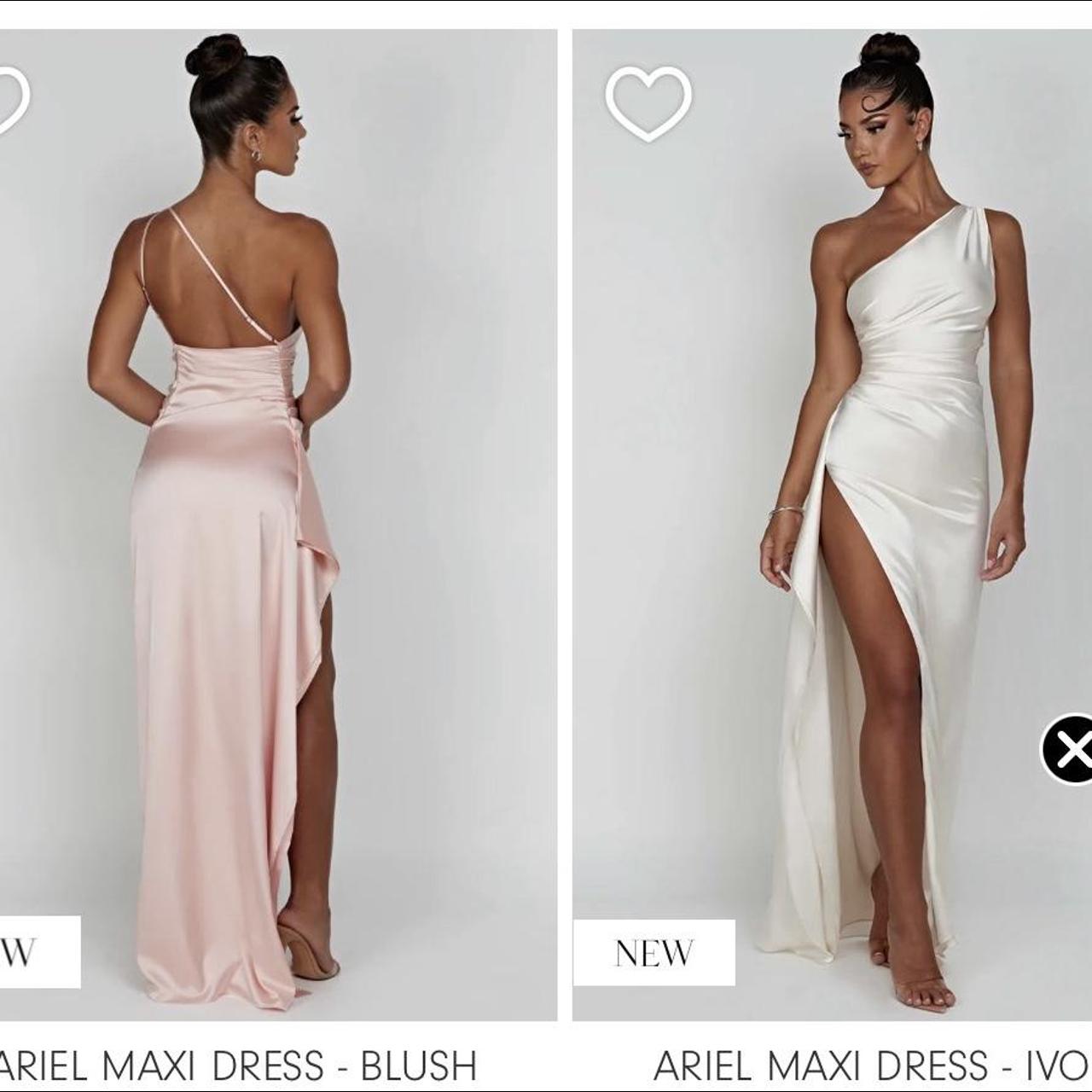 Meshki Women's Pink Dress | Depop