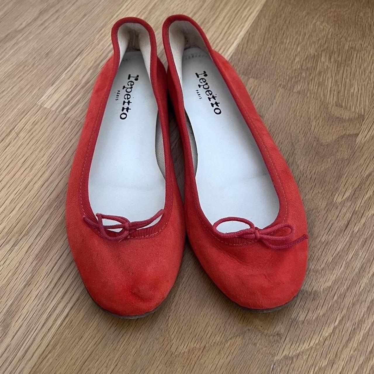 Size 37 repetto suede ballerina flats #repetto... - Depop