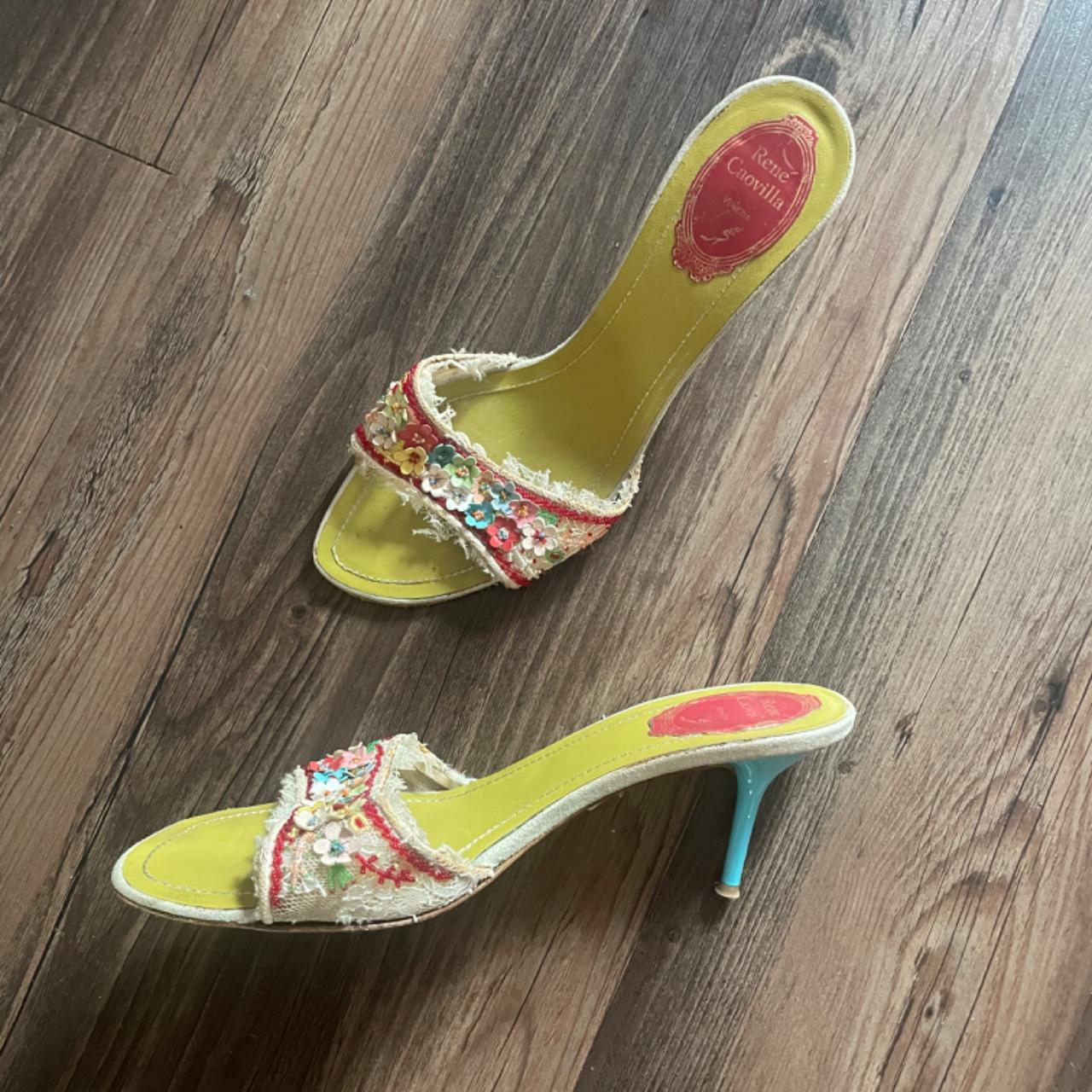 Rene Caovilla heels. Adorable summer heels with... - Depop