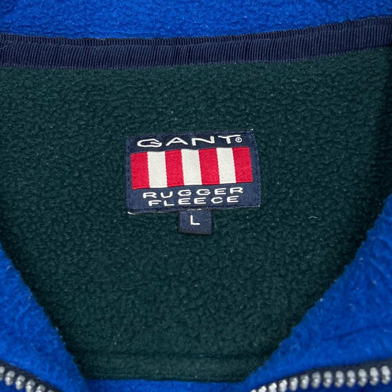 Early 00’s GANT USA Rugger Fleece Embroidered... - Depop