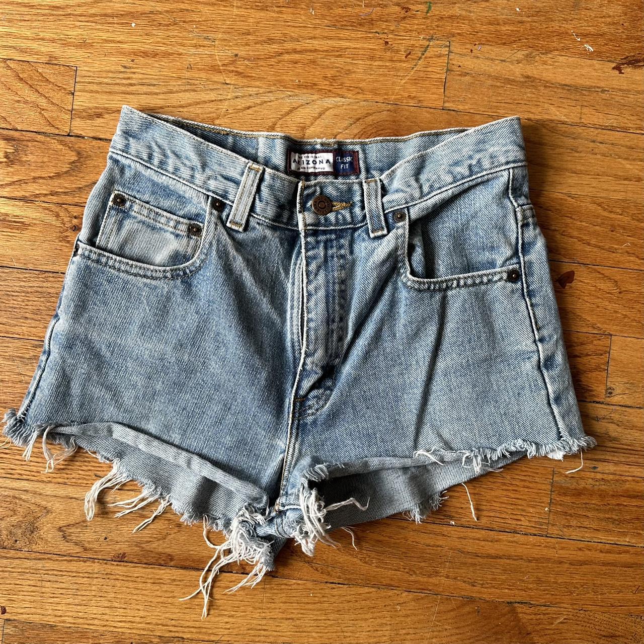 vintage Arizona jean cutoff shorts fits like size 2 - Depop