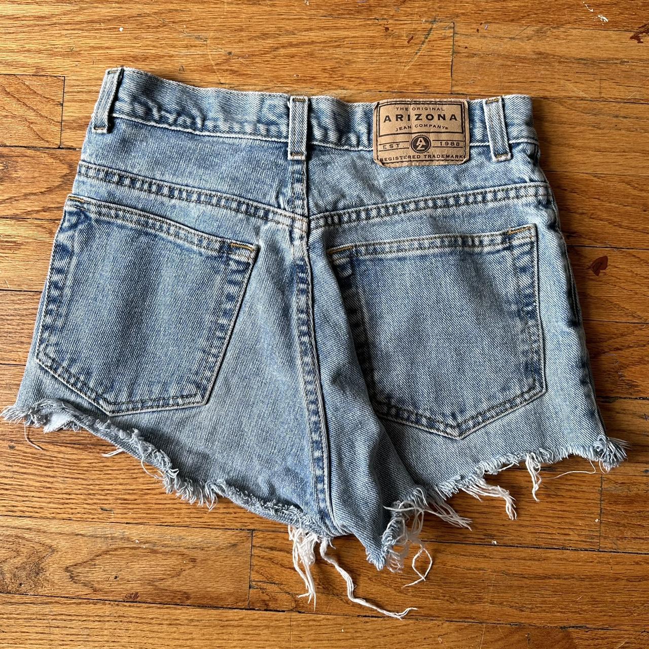 vintage Arizona jean cutoff shorts fits like size 2 - Depop