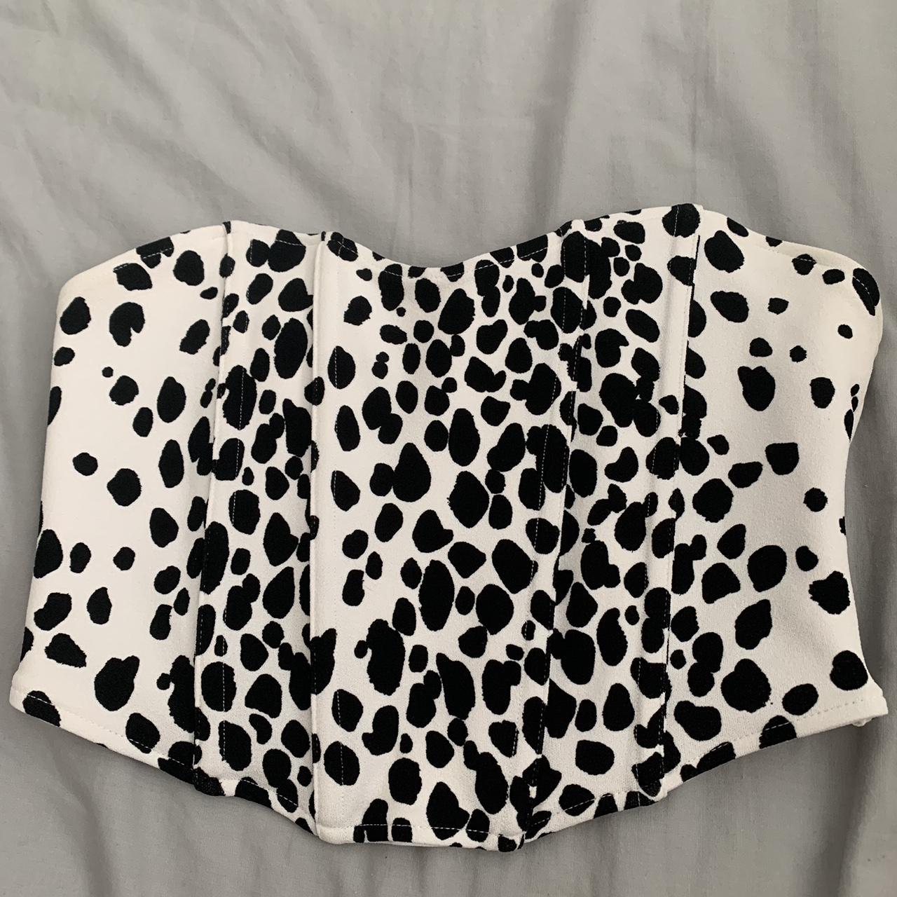 Cow print corset from pimkie Doesn’t say the size... - Depop