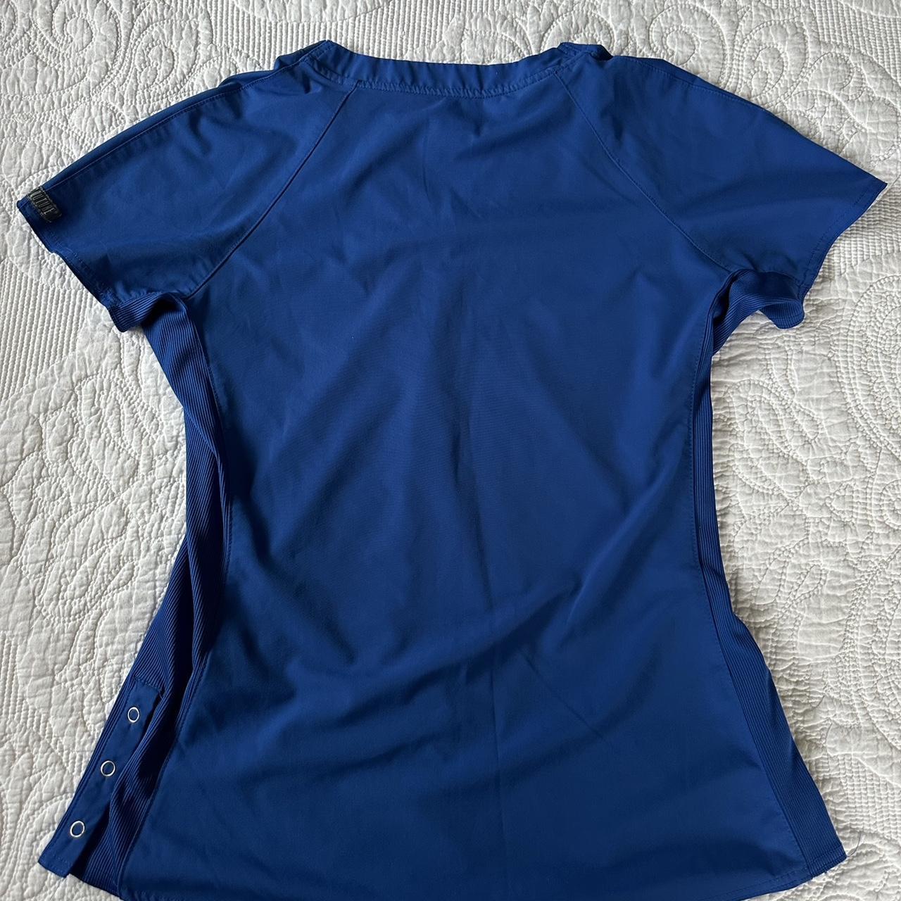 XS blue Med Couture scrub set 32” inseam - Depop