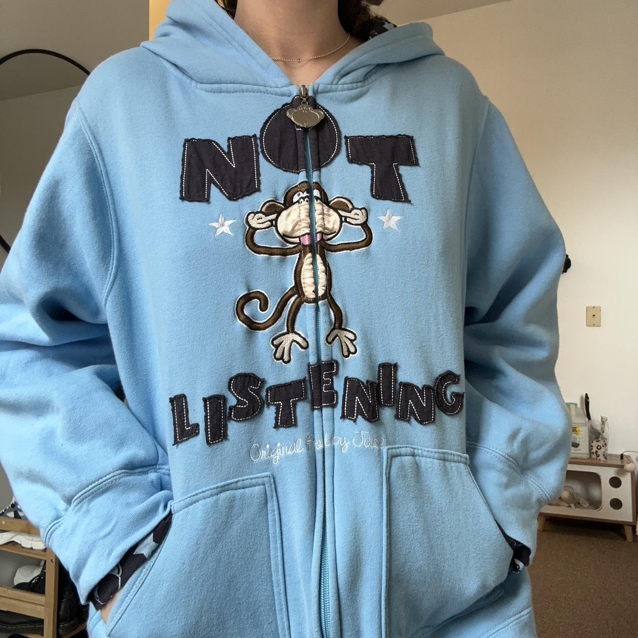 Original Bobby Jack sweatshirt, tagged a girls size... - Depop