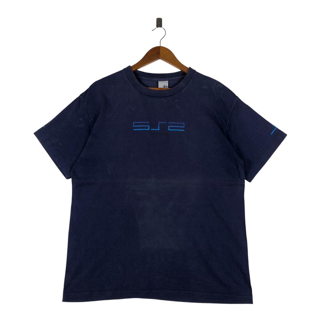 Vintage STUSSY Rip Off Ps2 Sun Faded T-Shirt TAG :... | Depop