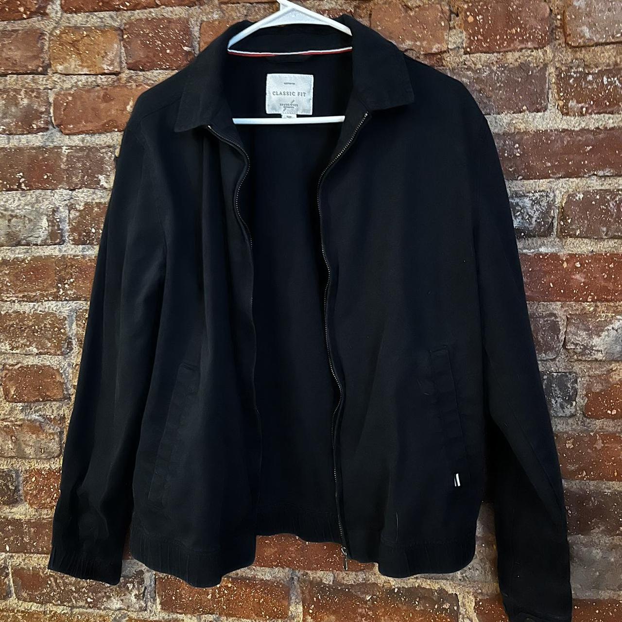 cotton on navy blue utility jacket in size S fits... - Depop