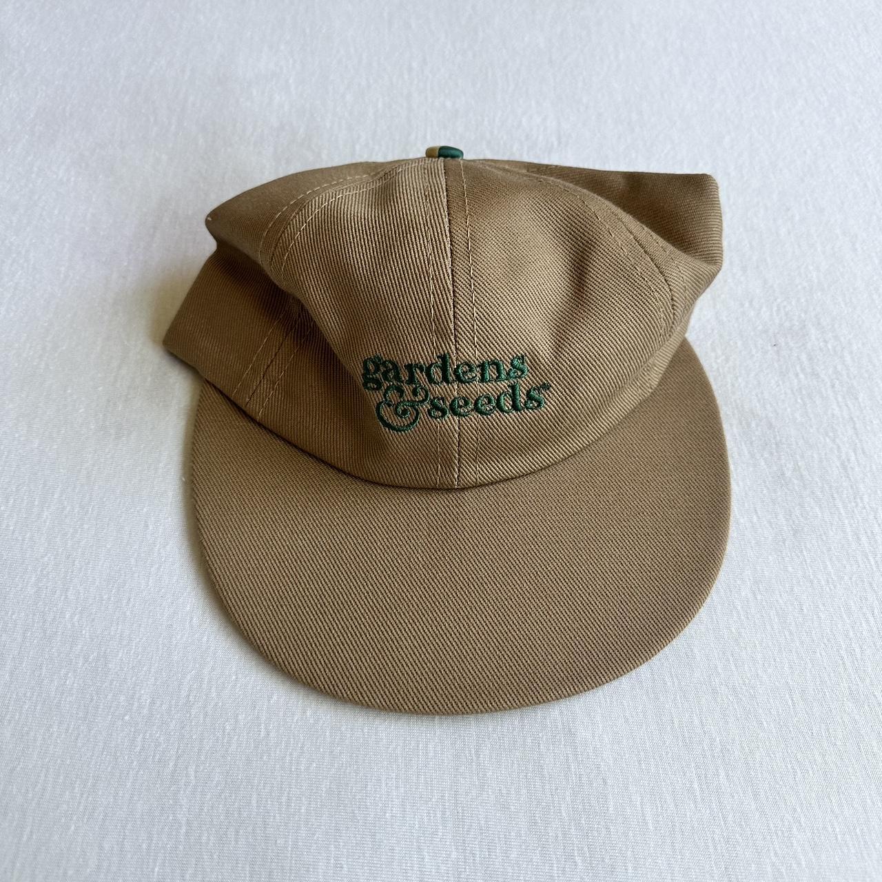 GARDENS & SEEDS GARDENER CAP SOFT BRIM CHERRY... - Depop