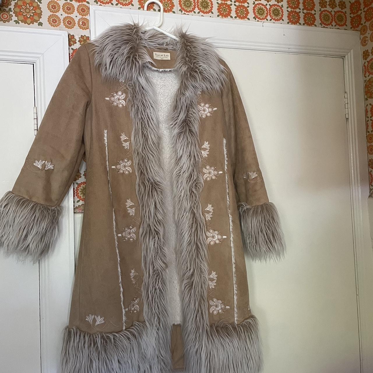 Another Gorgeous Tree of Life Afghan coat In Like... - Depop