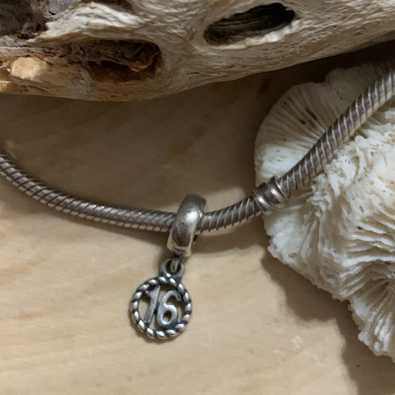 PANDORA Sweet 16 Dangle Charm 925 Sterling Silver