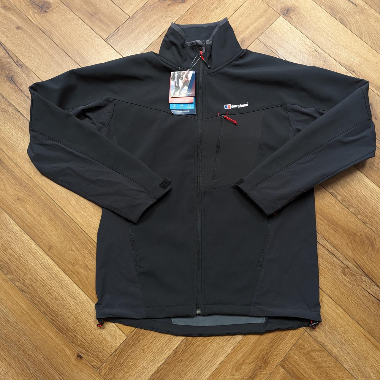 BERGHAUS Men's Ghlas Softshell Jacket in Black... - Depop