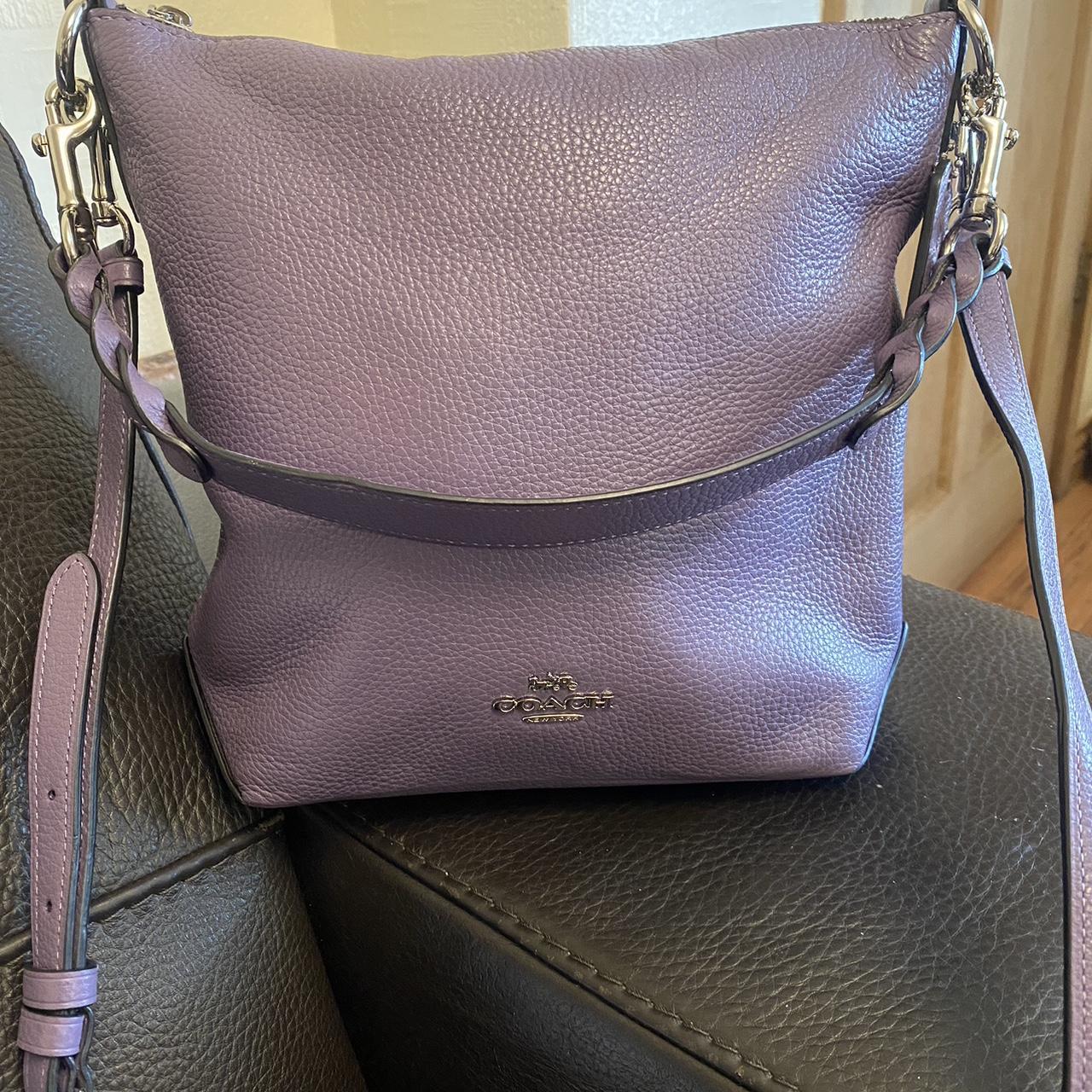 Coach bag purple colour crossbody and handle. In... - Depop