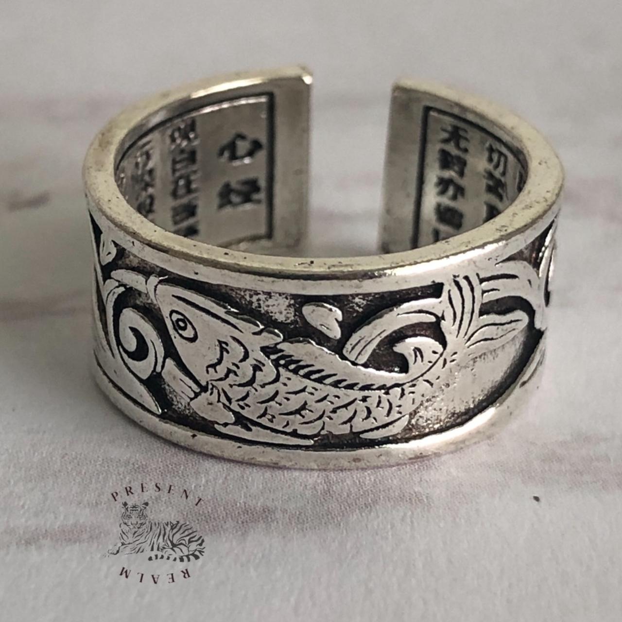 Koi Fish Ring, Japanese Ring, Vintage Ring, Y2K... - Depop