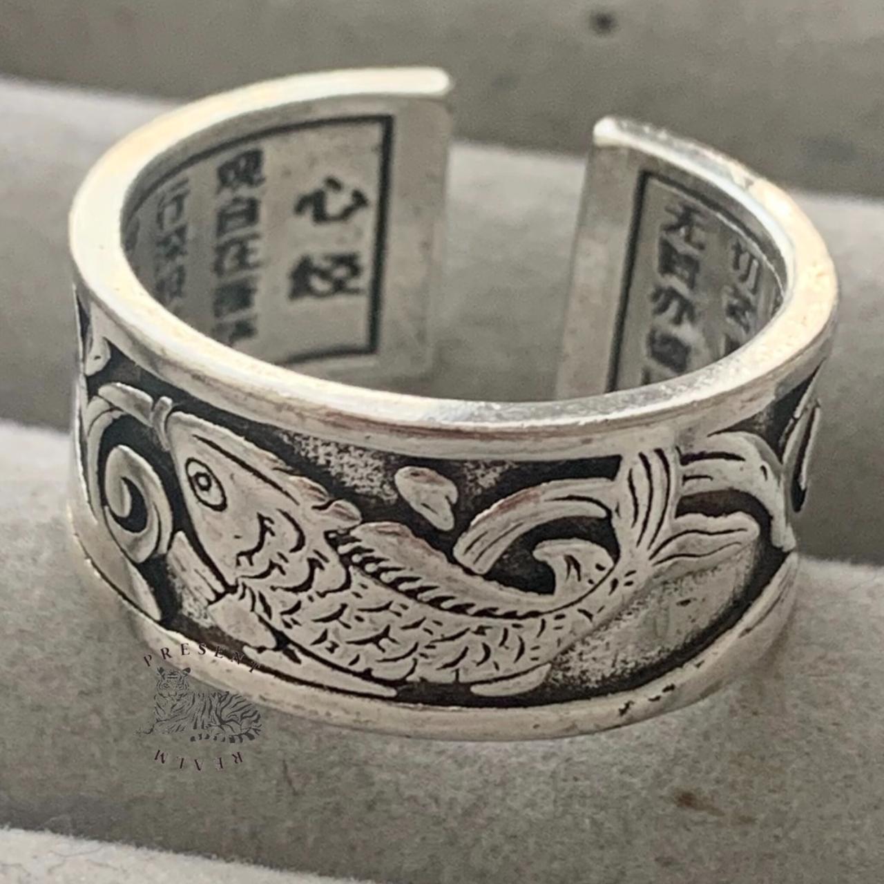 Koi Fish Ring, Japanese Ring, Vintage Ring, Y2K... - Depop