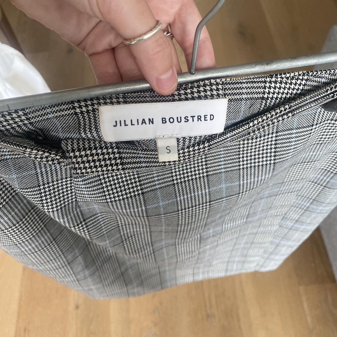 Jillian Boustred skirt, size small. Houndstooth and... - Depop