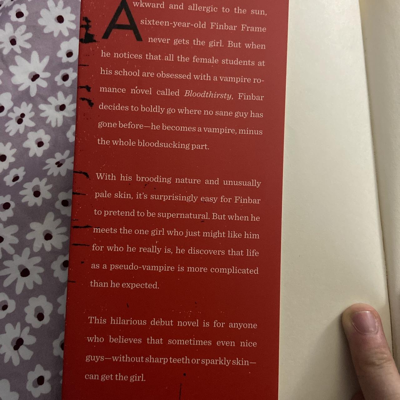 bloodthirsty by flynn meaney was bought from... - Depop