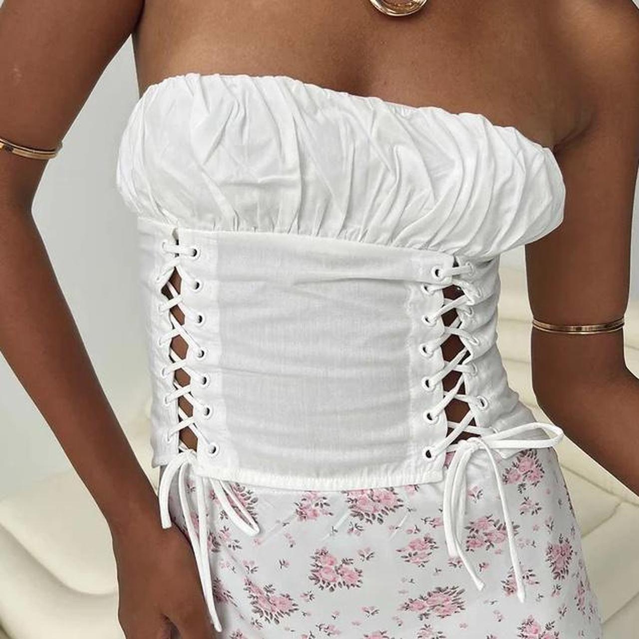 princess polly harrison strapless corset top... - Depop