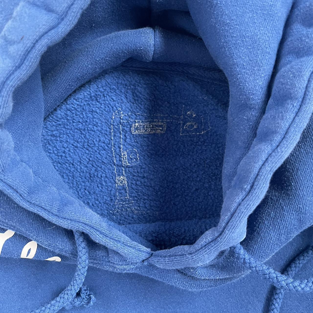 Vintage Y2K illegal civilization blue hoodie Size... - Depop