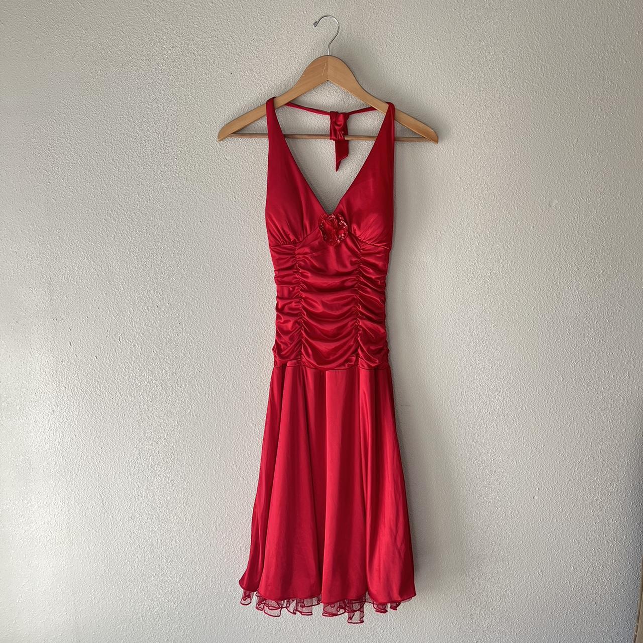 y2k ruby rox babydoll dress with a flower has no... - Depop