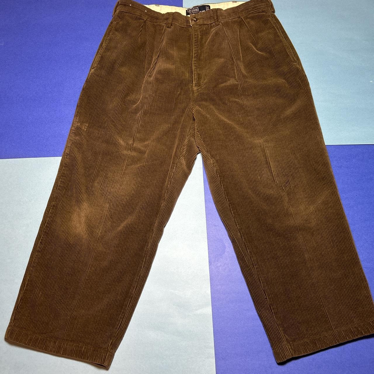 Polo Ralph Lauren Corduroy Pants Brown Corduroy... - Depop