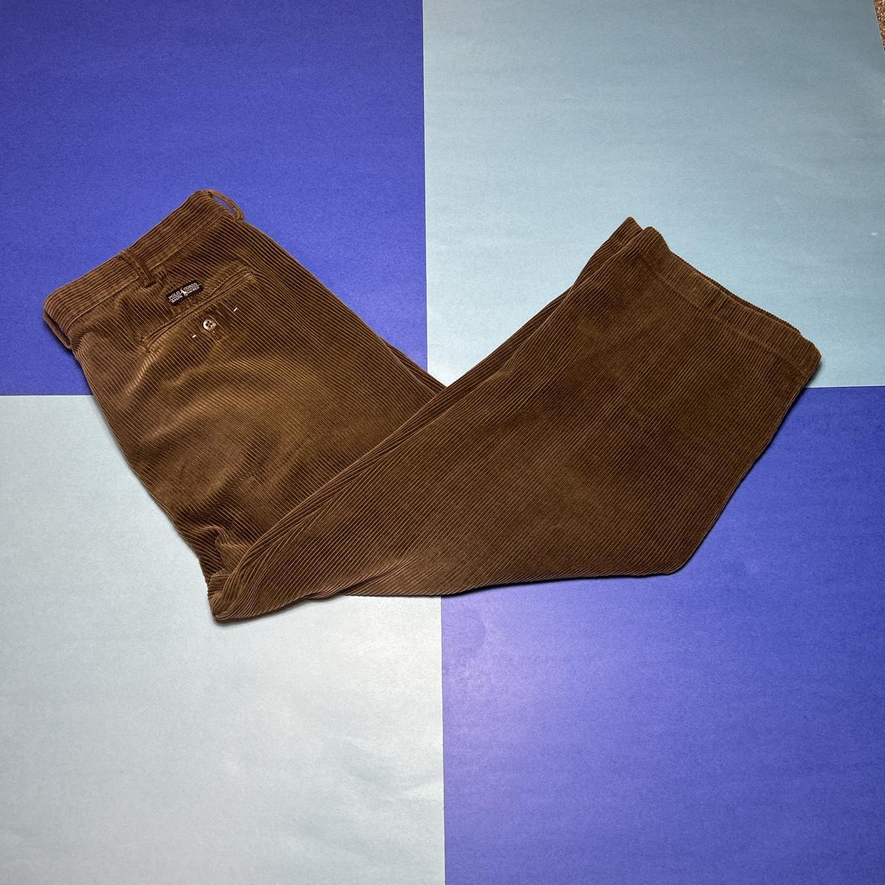 Polo Ralph Lauren Corduroy Pants Brown Corduroy... - Depop