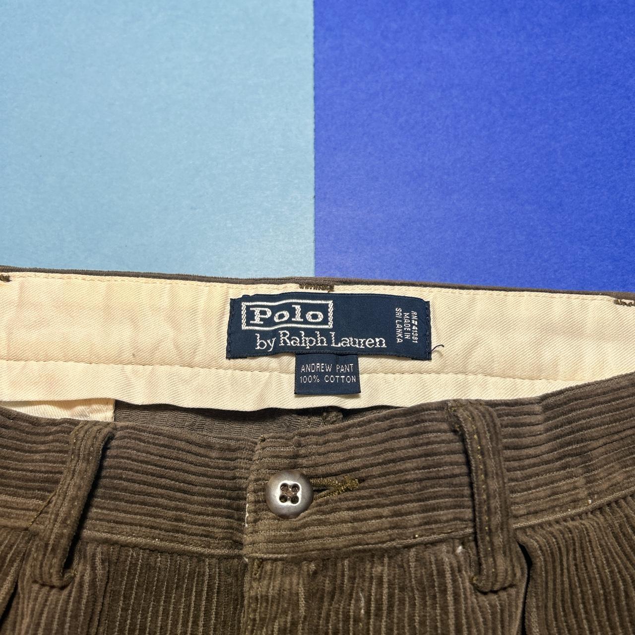 Polo Ralph Lauren Corduroy Pants Brown Corduroy... - Depop